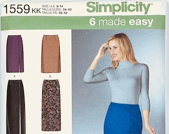 Simplicity 9683 Skirt Sewing Pattern for Women, Easy High Waisted Skirt ...