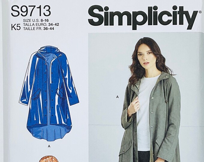 Simplicity 9713 Jacket Sewing Pattern for Women, American Sewing Guild ...