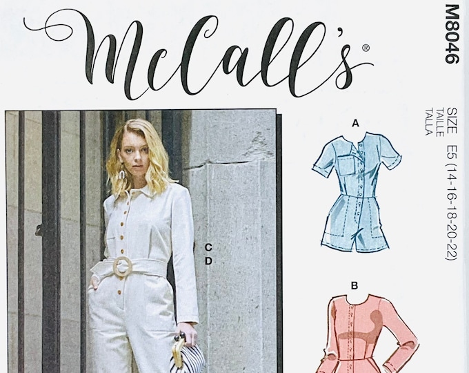 Simplicity 9382 Knit One Piece Jumpsuit Sewing Pattern for Women, S9382 ...