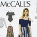 Mccall's 7606 Sewing Pattern, M7606, Misses' Off-the-shoulder Bodysuits ...