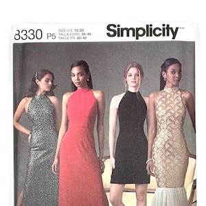 Simplicity 8330 Sewing Pattern, Evening Wear, Special Occasion Dress ...