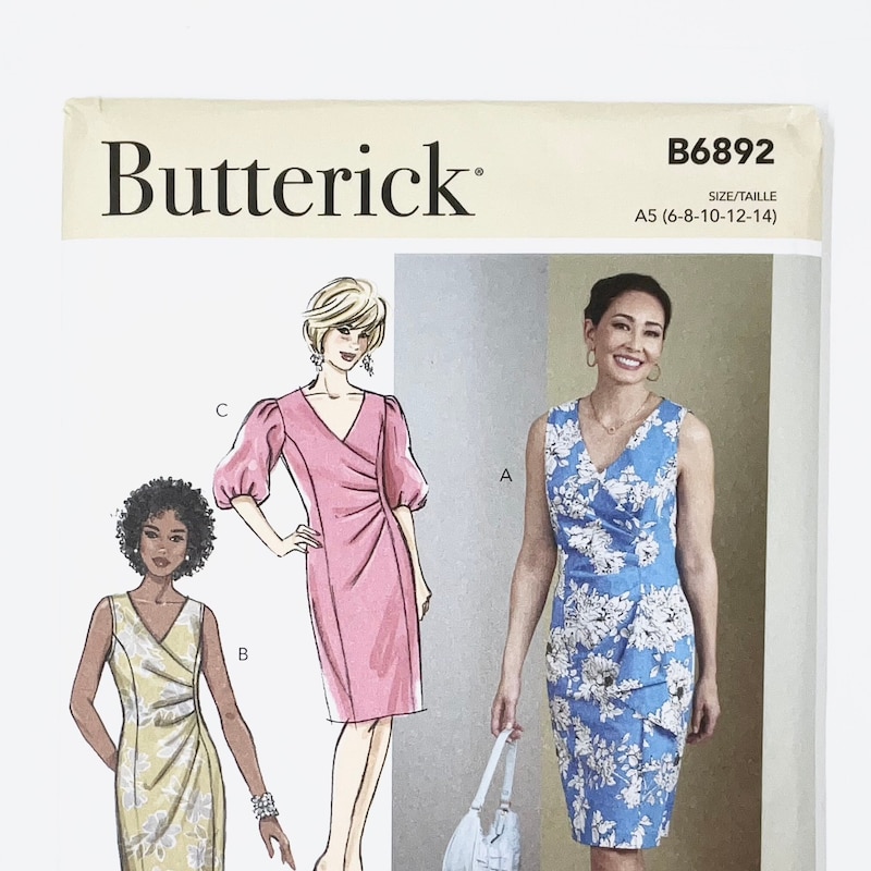 Draped Dress Pattern - Etsy