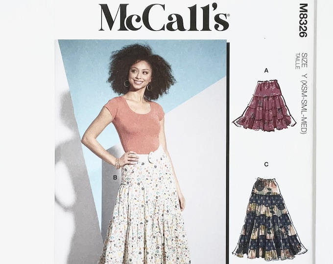 Simplicity 9683 Skirt Sewing Pattern for Women, Easy High Waisted Skirt ...