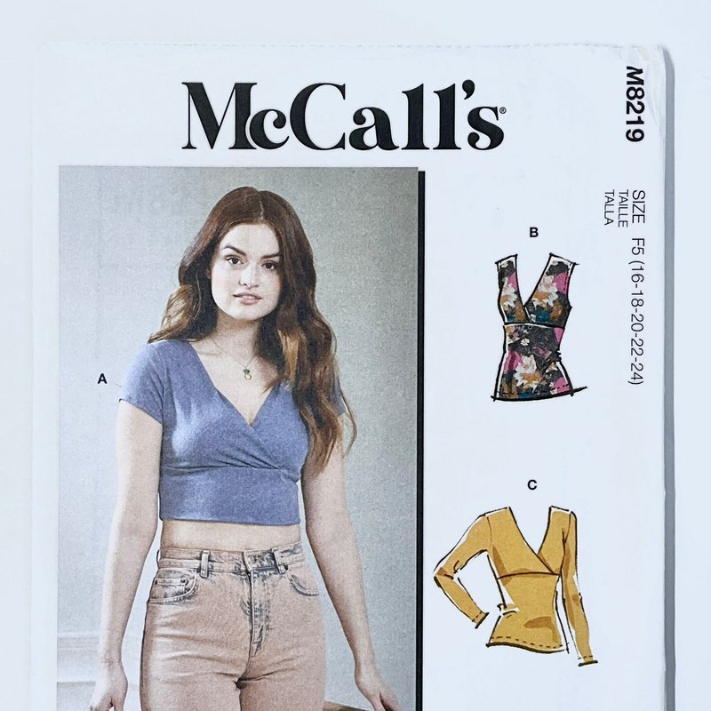 Surplice Top Sewing Pattern - Etsy