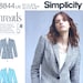 Simplicity 8844 Sewing Pattern S8844 Misses'/miss Petite - Etsy
