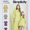 Simplicity 9784 Easy Open Back Knit Crop Top Shirt Sewing Pattern for ...