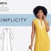 Simplicity 8912 Sewing Pattern Misses' Dresses by - Etsy