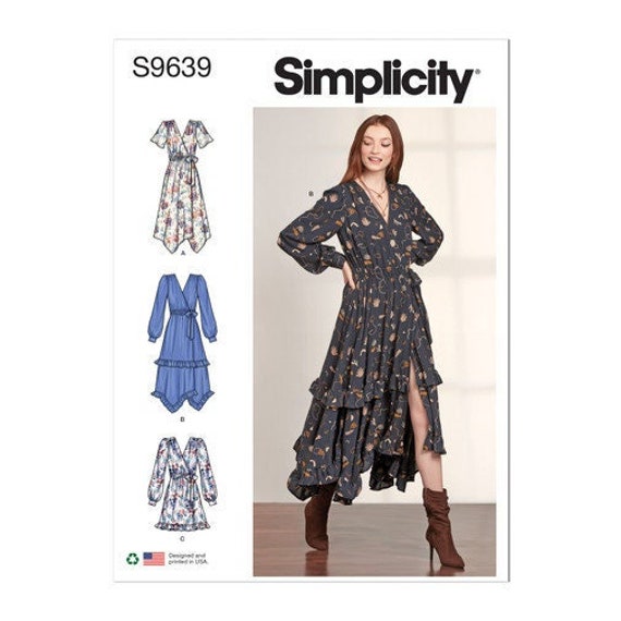 Simplicity 9639 Sewing Pattern S9639 Pattern for Women - Etsy