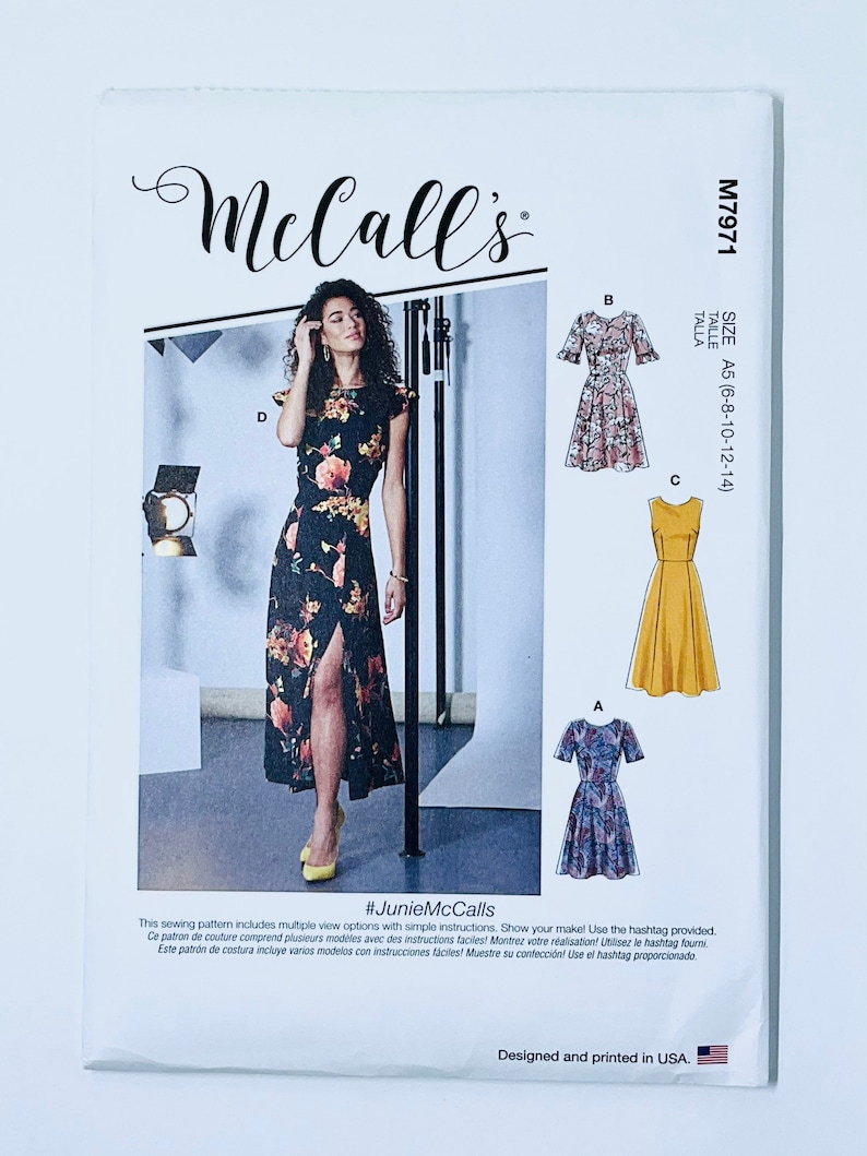 Mccall's 7971 Sewing Pattern, M7971 Special Occasion Dress Sewing ...