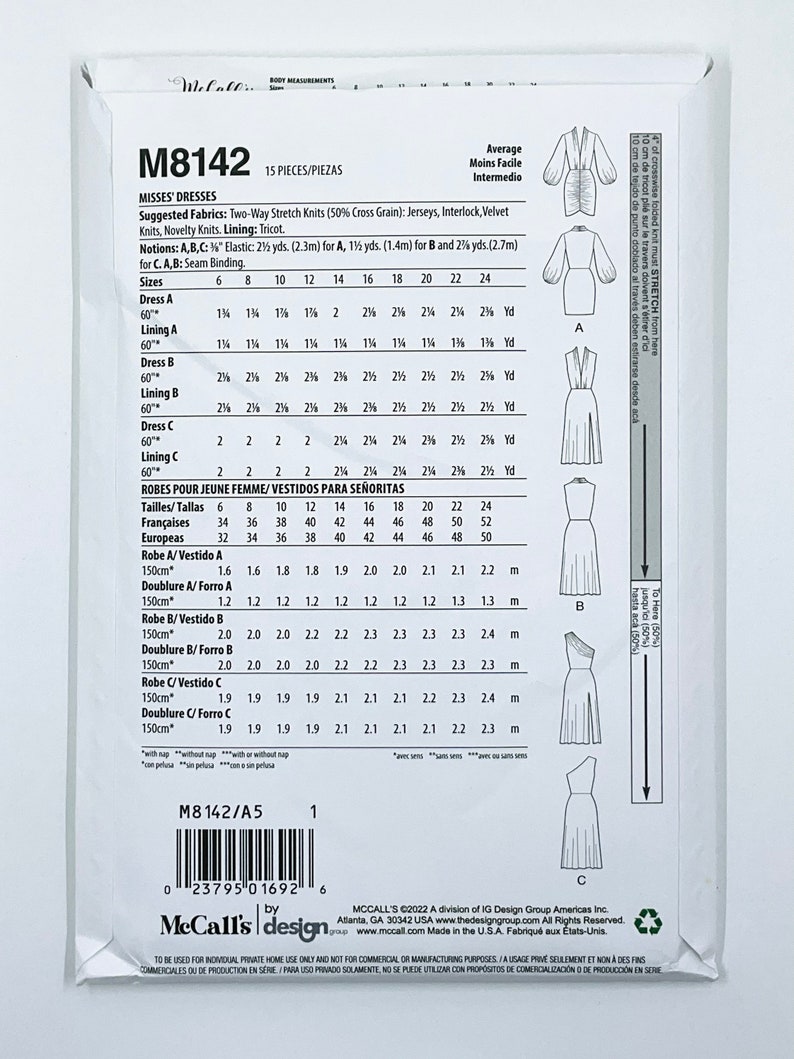 Mccall's 8142 Sewing Pattern. M8142 Evening Gown Special - Etsy