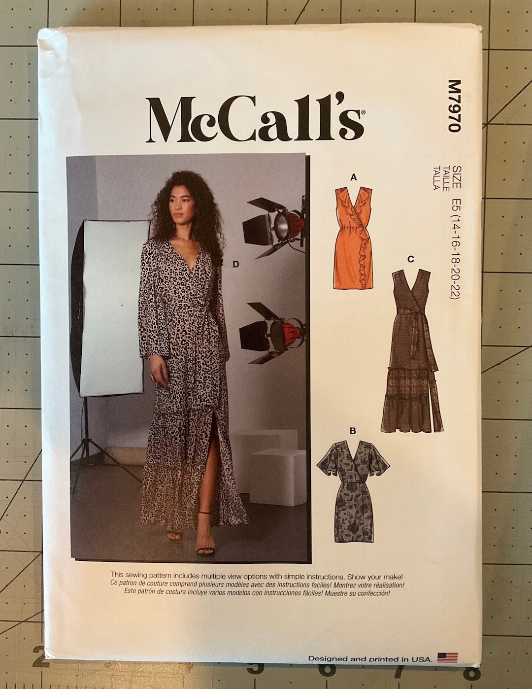 Mccall's 7970 Sewing Pattern - M7970 Misses' Dresses, Size (6-8-10-12 ...