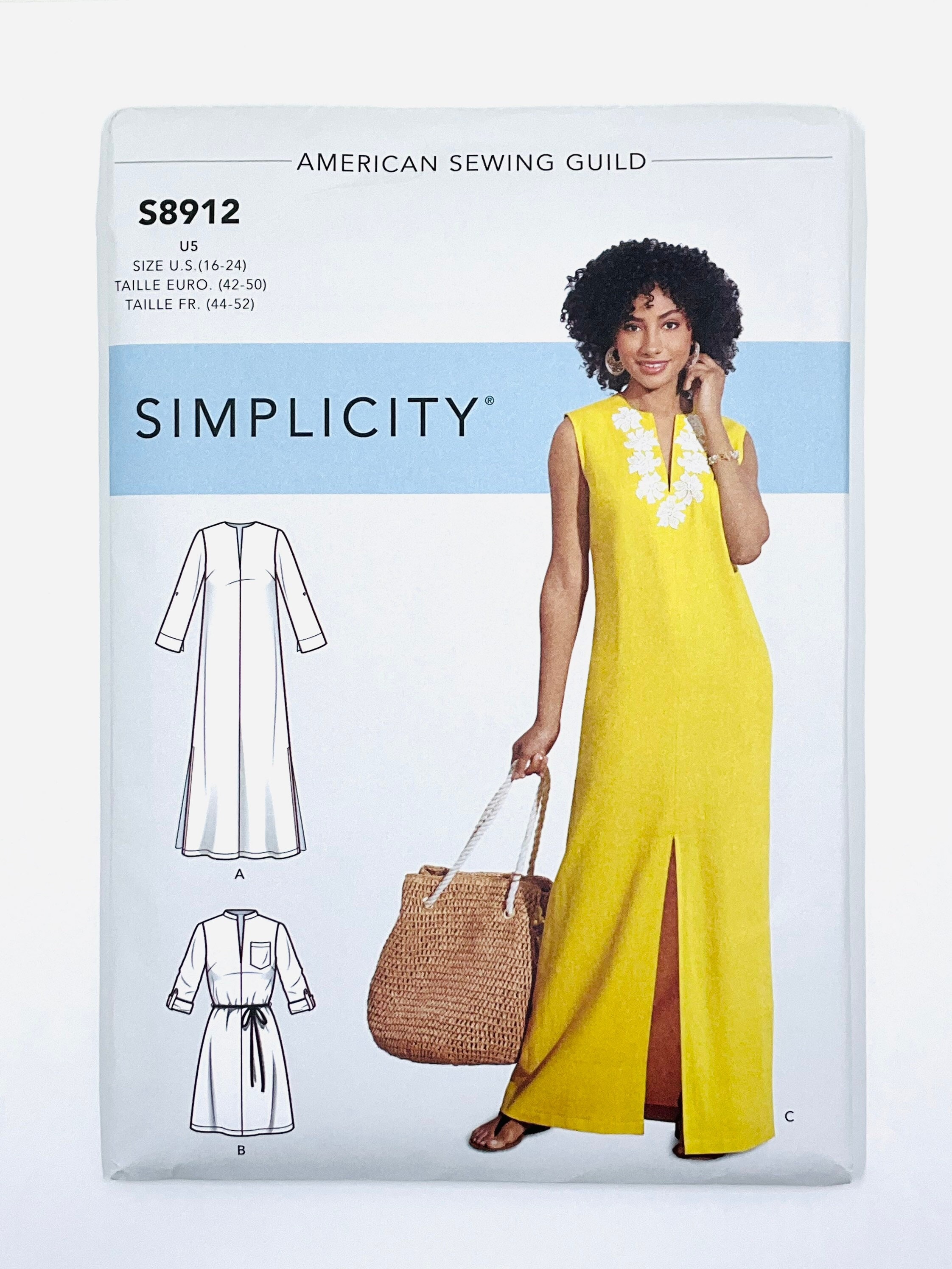 Simplicity 8912 Sewing Pattern Misses' Dresses by American Sewing Guild ...