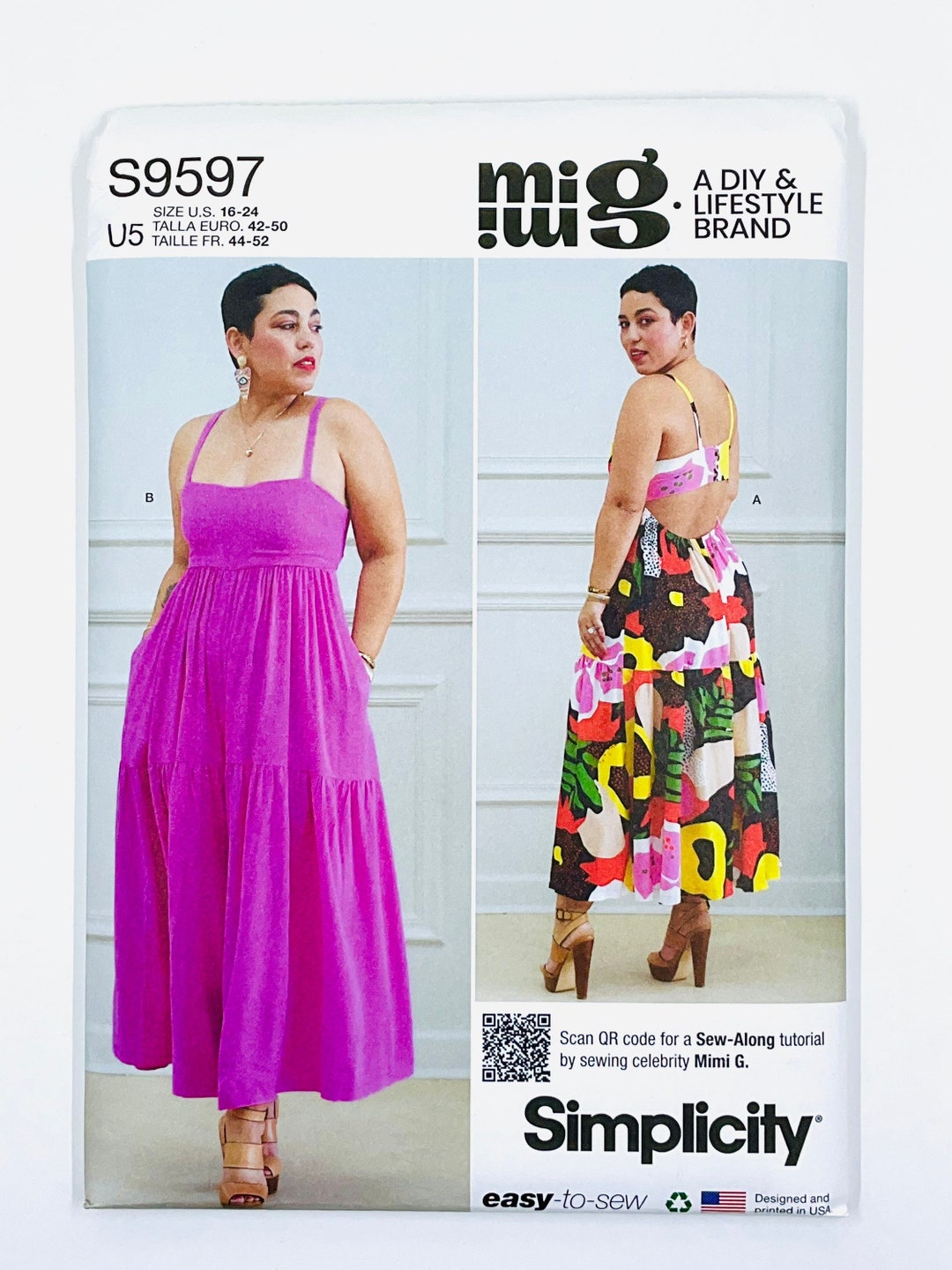 Simplicity 9597 - Misses' Dress and Jumpsuit by Mimi G, Size (6-14 or ...