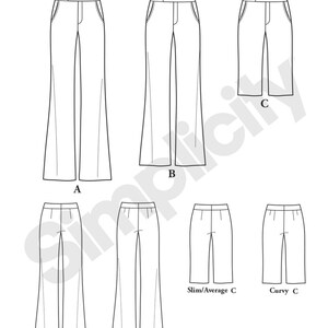 Simplicity 8056 Sewing Pattern S8056 Amazing Fit Miss & Plus - Etsy