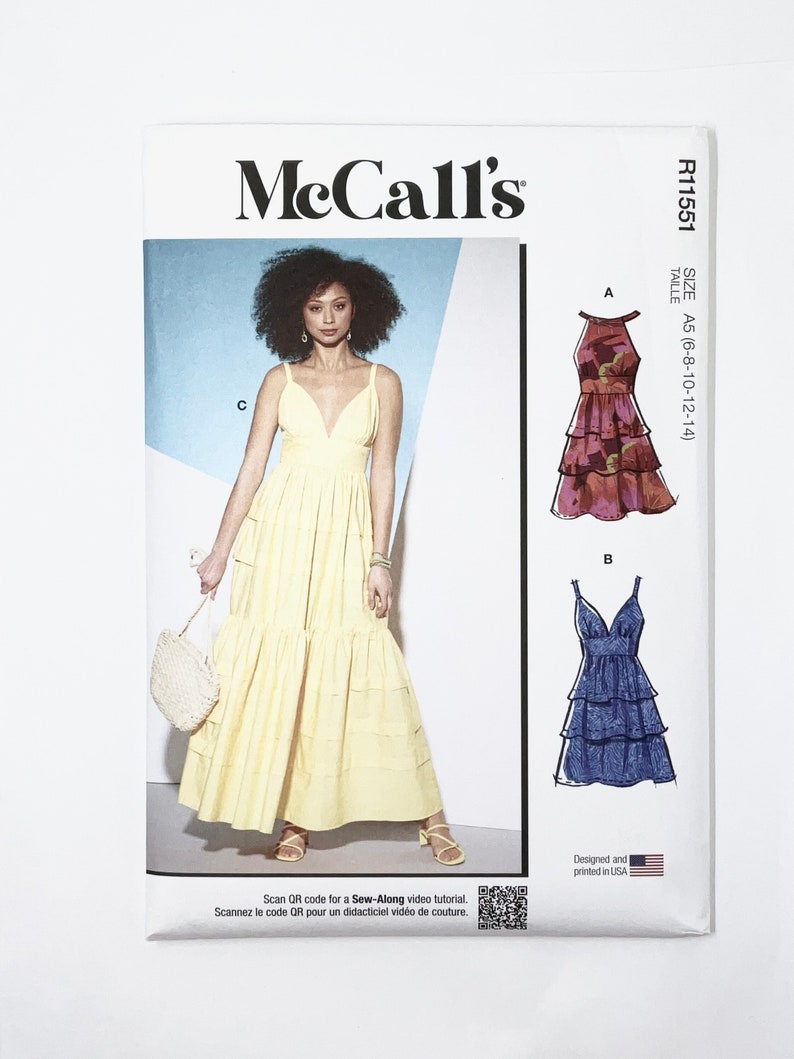 Mccall's 8322 Sewing Pattern M8322 Misses' Gathered - Etsy