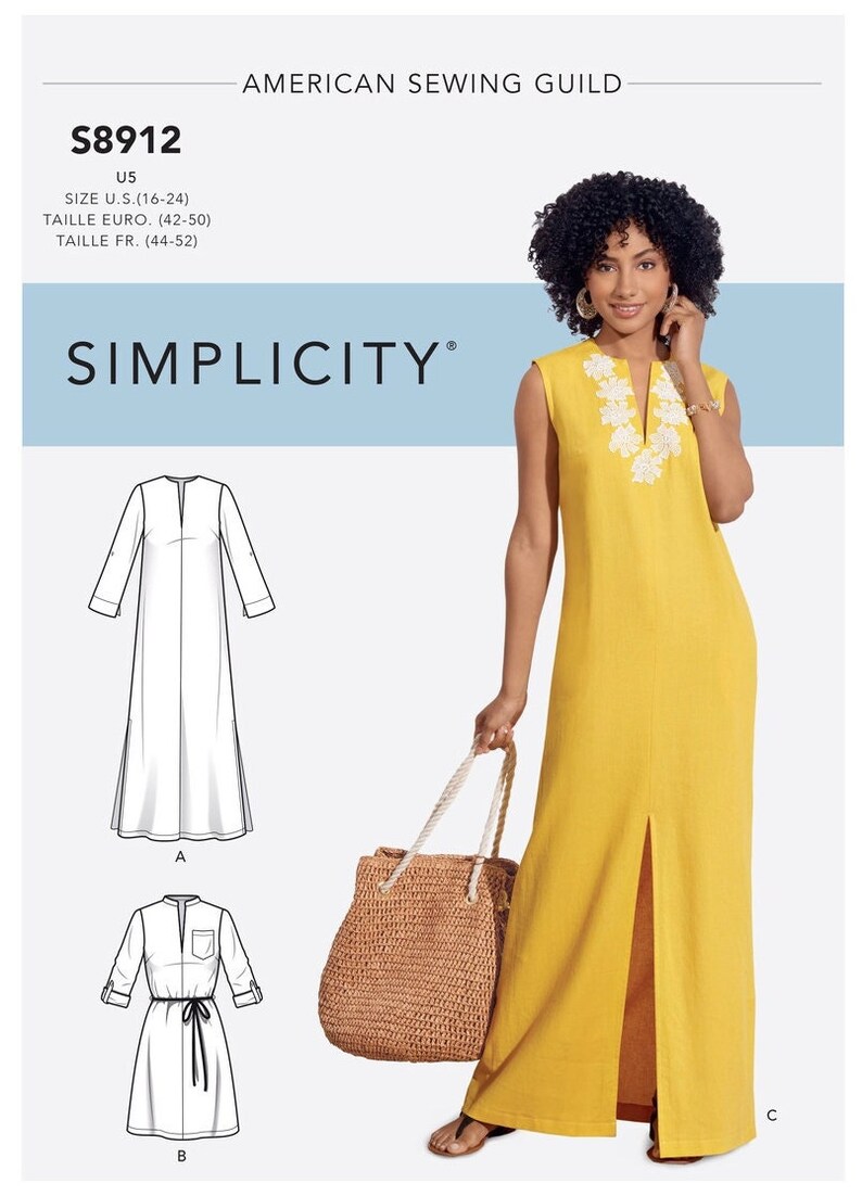 Simplicity 8912 Sewing Pattern Misses' Dresses by - Etsy