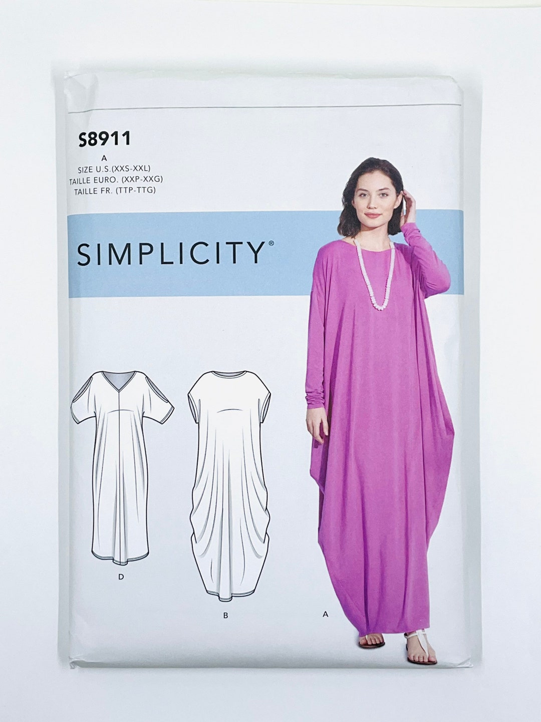 Simplicity 8911 Sewing Pattern, S8911, Casual Summer Dress Sewing ...