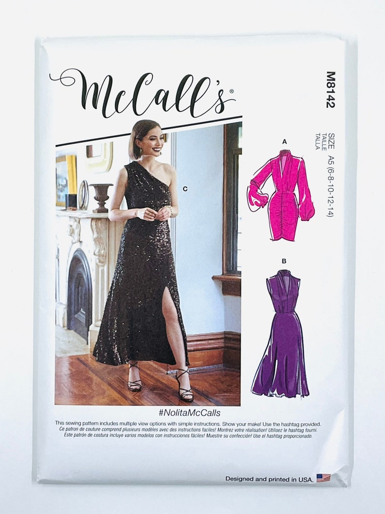 Mccall's 8142 Sewing Pattern. M8142 Evening Gown Special - Etsy