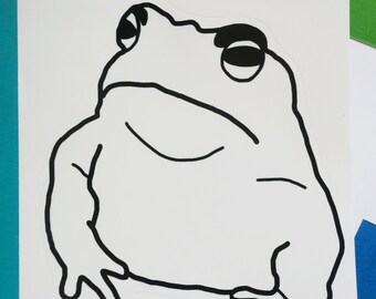 Toad Decal - Etsy