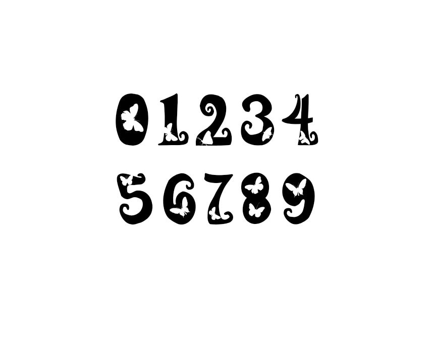 Butterflyland, Butterfly Font, TTF, Alphabet With Butterflies ...