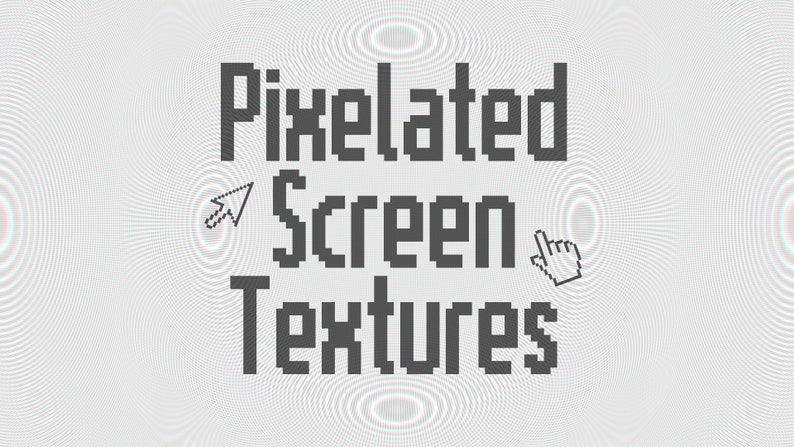 Pixelated Screen Texture, Computer Screen Overlay, Pixel Texture - Etsy