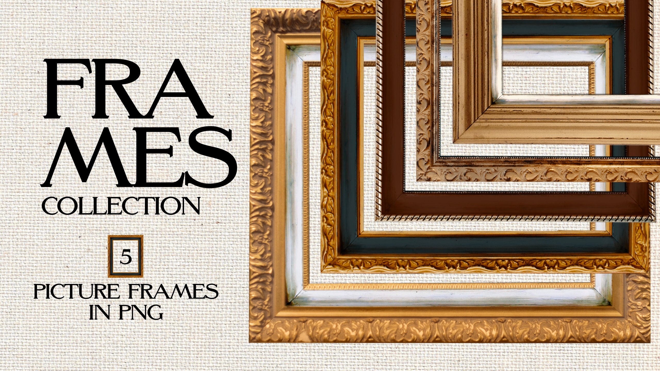 Real Picture Frames Pngs, No Background Wall Arte Frames - Etsy