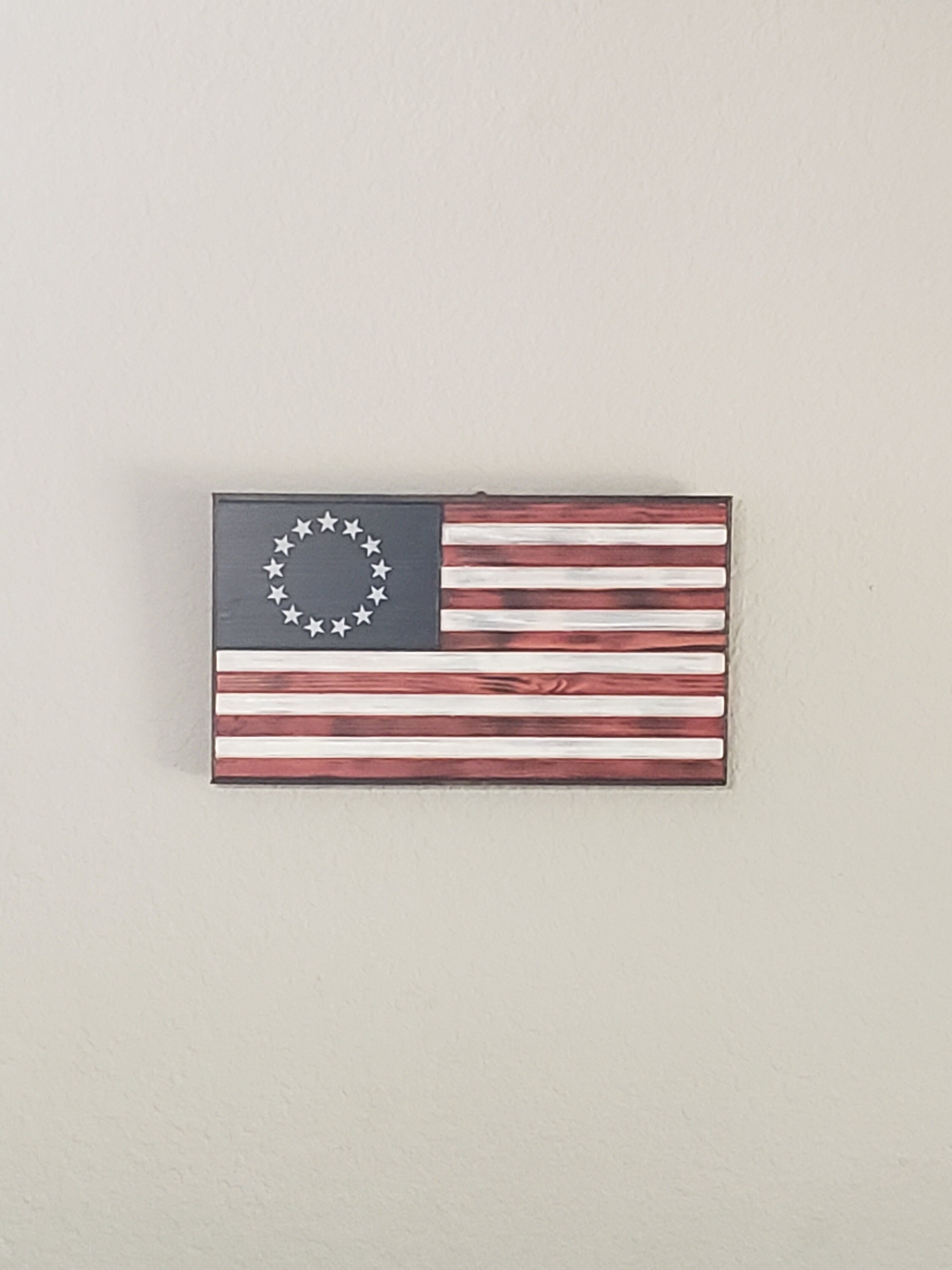 Wooden Betsy Ross American Flag - Etsy