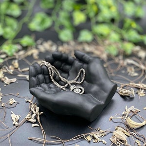 Natural Concrete Shape Bowl Hands Concrete Hand Bedside - Etsy