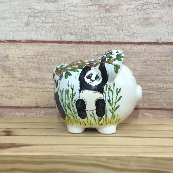 Large Panda Bank - Etsy