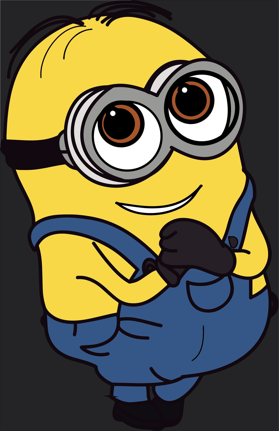 Digital Anime Art Portrait Minions Illustration and Artwork | Etsy