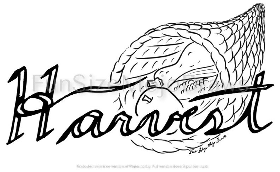 Fall Coloring Page, Thanksgiving Coloring Page, Printable Coloring ...