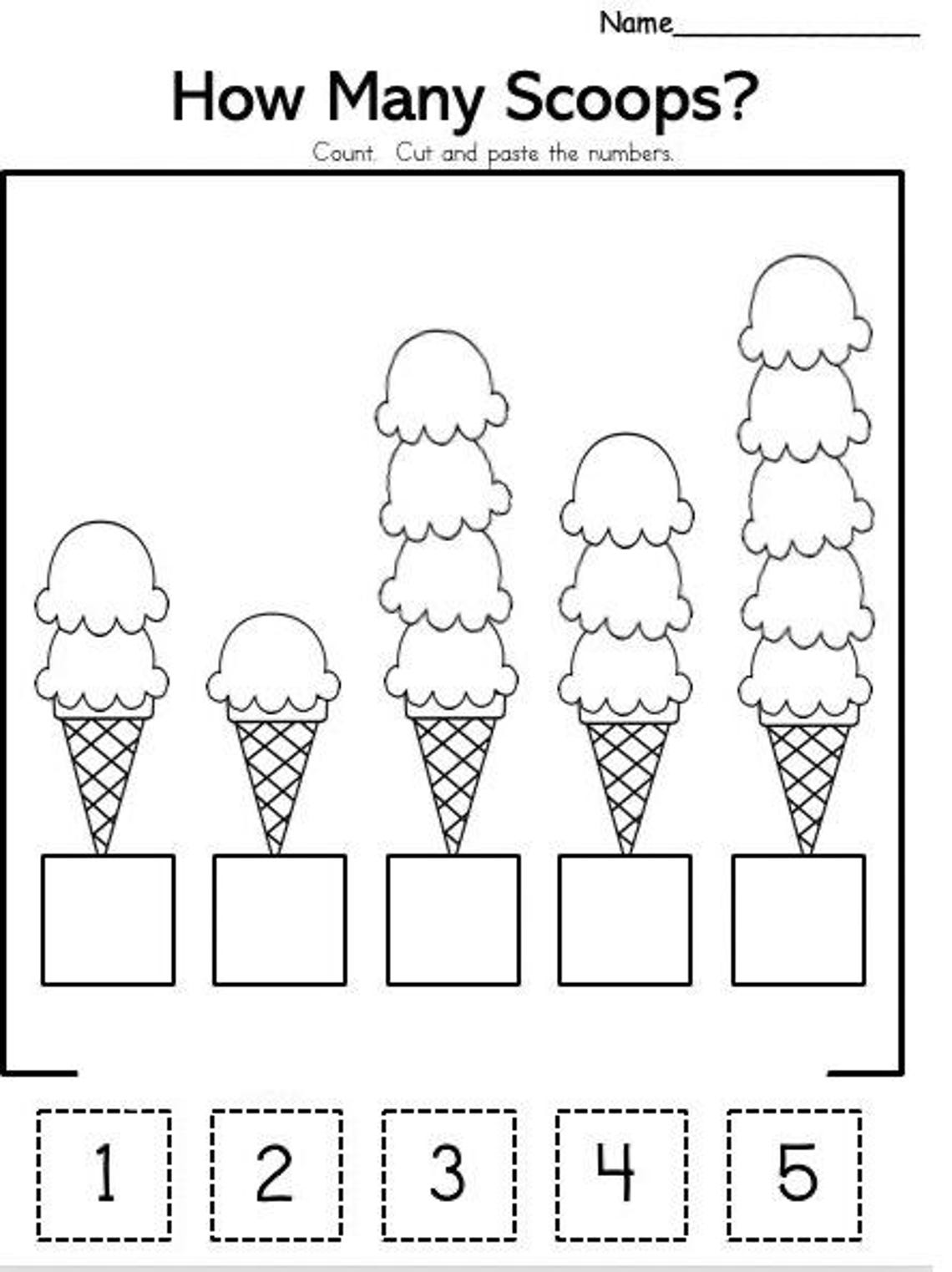 Apple Addition Math Worksheets | Kindergarten, First Grade (printable ...