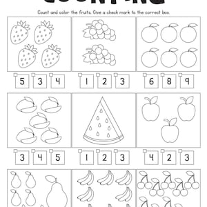 Apple Addition Math Worksheets | Kindergarten, First Grade (printable ...
