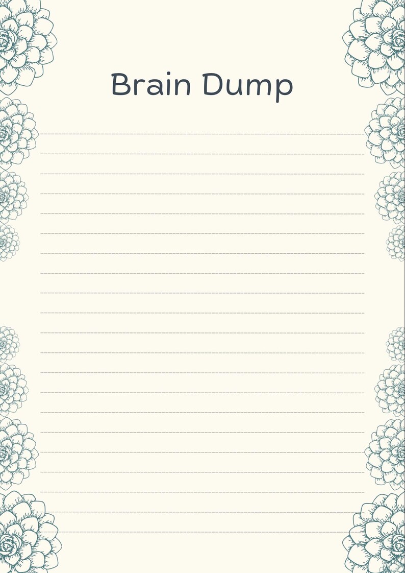 Minimal Notes Bundle Printable | Study & Planning Notes | Digital Pages ...