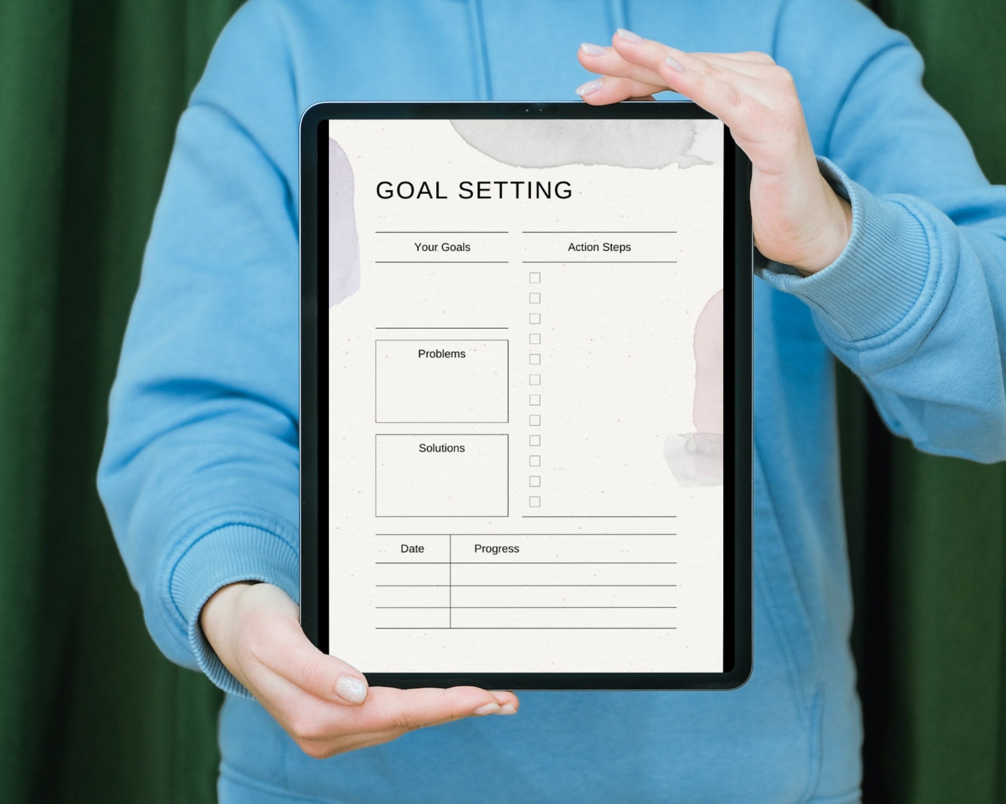 Monthly Goal Planner Print Atomic Habits Goal Setting Planner Yearly ...