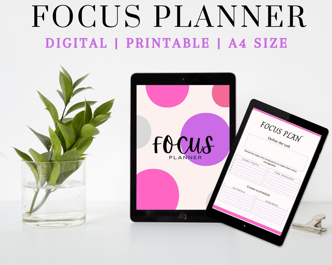 Full Focus Planner Self Improvement Daily Focus Planner Task Management ...