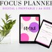 Full Focus Planner Self Improvement Daily Focus Planner Task Management ...