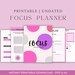 Full Focus Planner Self Improvement Daily Focus Planner Task Management ...