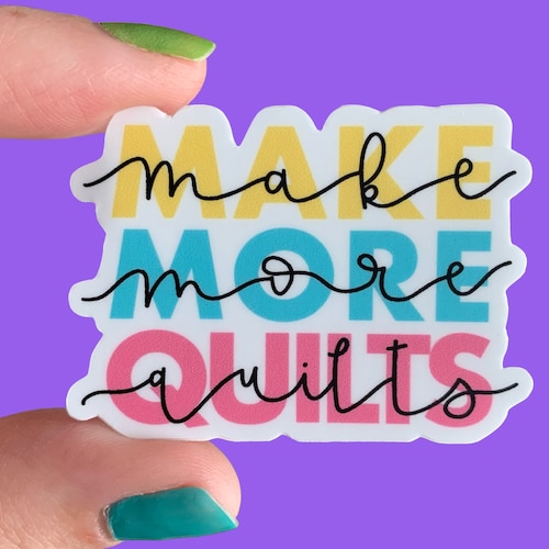 QUILT Sewing Sticker Decal - Etsy