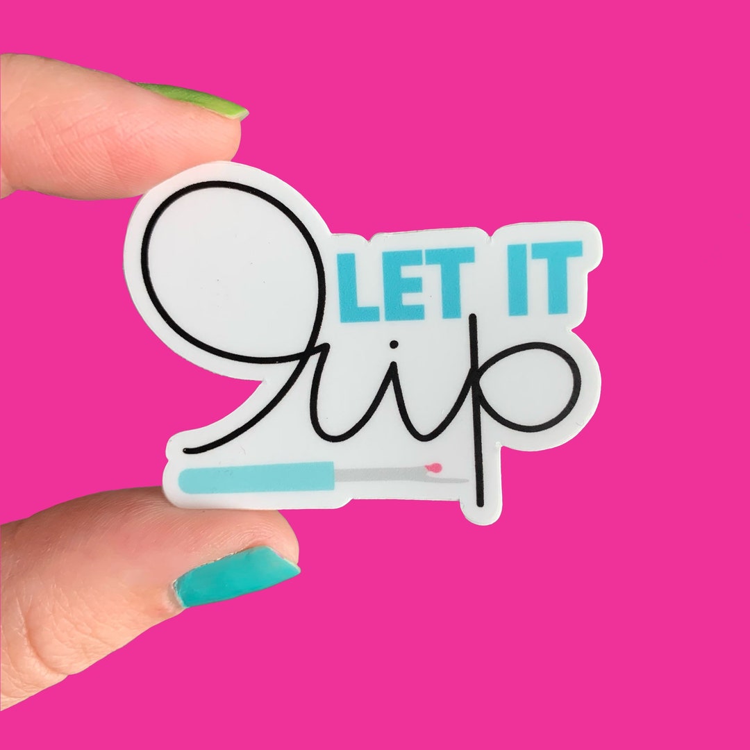 Let It Rip | Sewing Sticker | Decal - Etsy