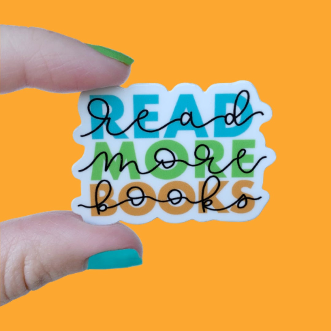 Read More Books | Sticker | Decal - Etsy