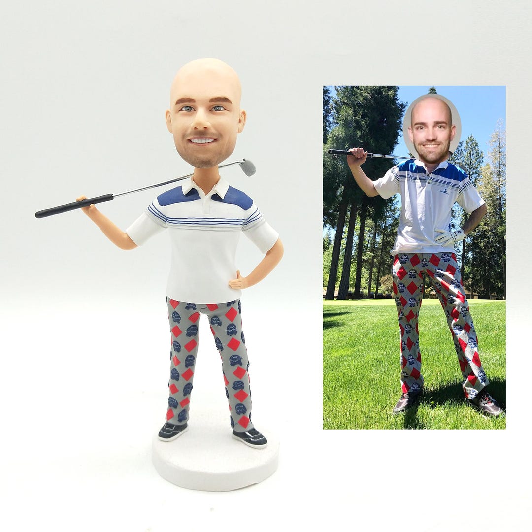 Personalized Bobbleheads, Custom Golf Bobbleheads, Golfers Statues ...