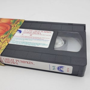 Vintage Peanuts It's the Great Pumpkin Charlie Brown Halloween VHS ...