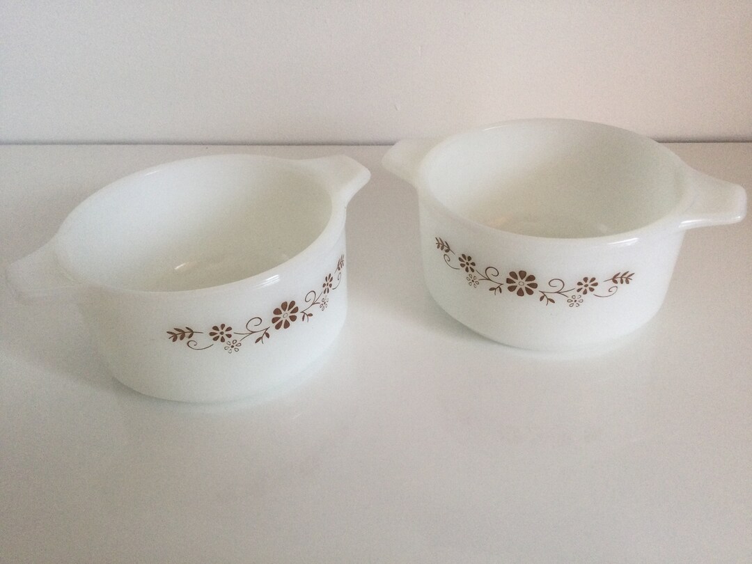 Vintage Brown Daisy Dynaware Casserole Dishes 6”(2) - Etsy