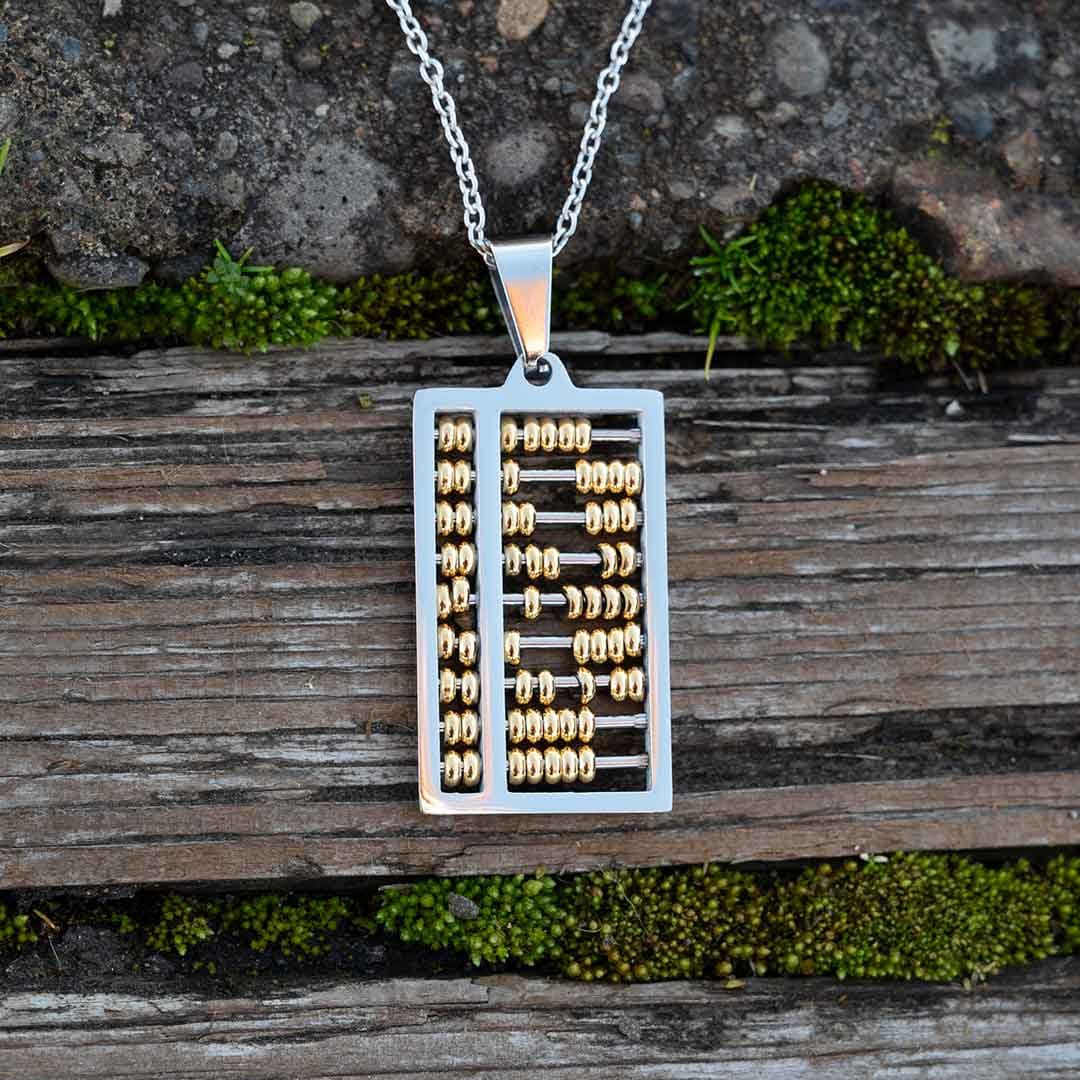 Abacus Necklace | Math Science Jewelry, Fidget Stim Kinetic, Unique ...