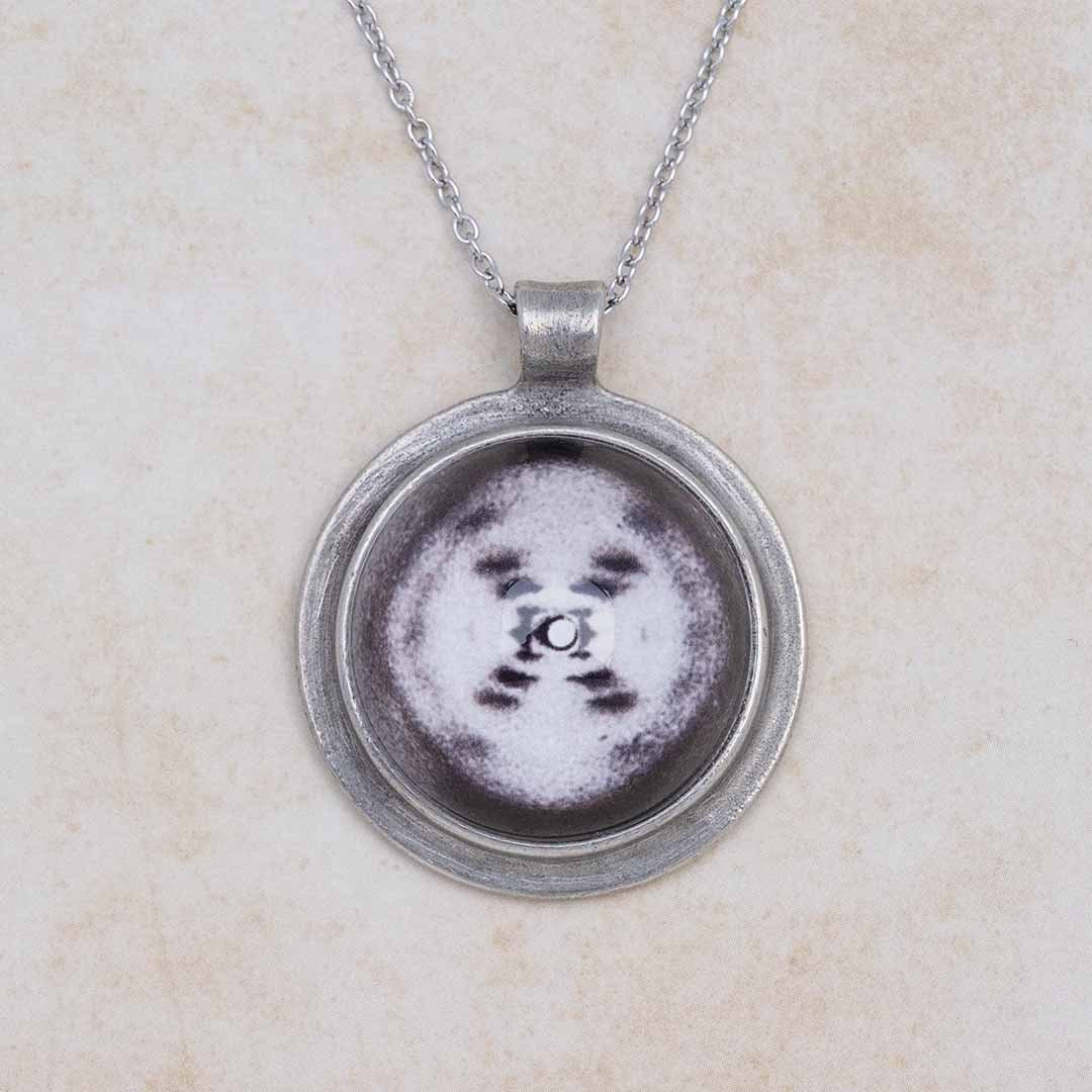 Photo 51 DNA X-ray Diffraction Necklace | Science Biology Jewelry ...