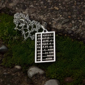 Abacus Necklace | Math Science Jewelry, Fidget Stim Kinetic, Unique ...