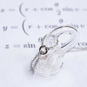 Klein Bottle Necklace | Math Science Physics Chemistry Jewelry, Unique ...