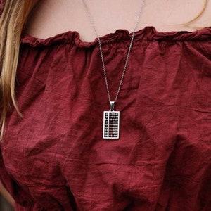 Abacus Necklace | Math Science Jewelry, Fidget Stim Kinetic, Unique ...