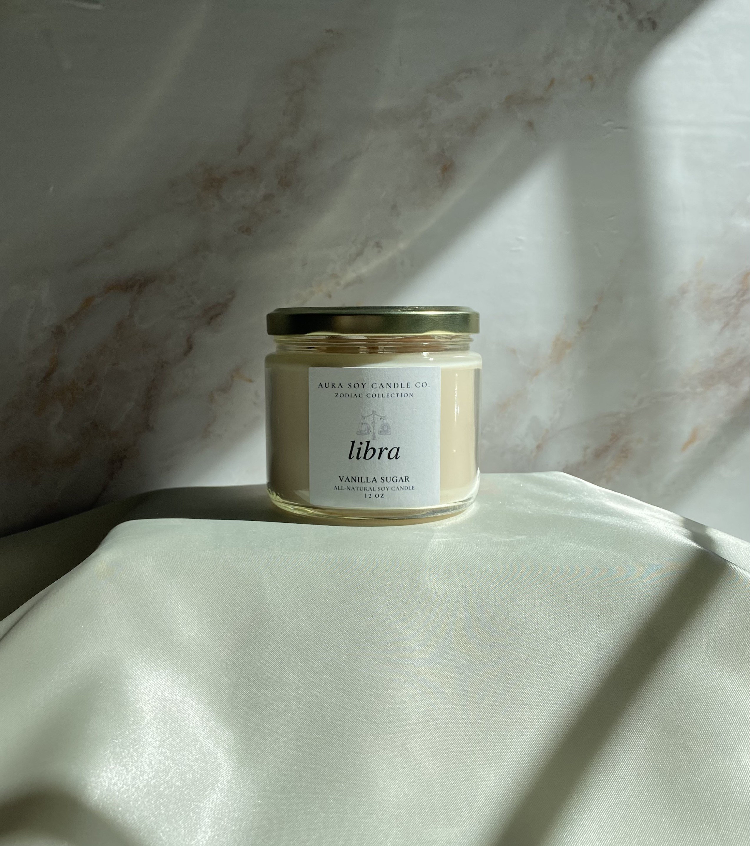 Container Candles Home Décor LIBRA zodiac soy crystal aromatherapy ...